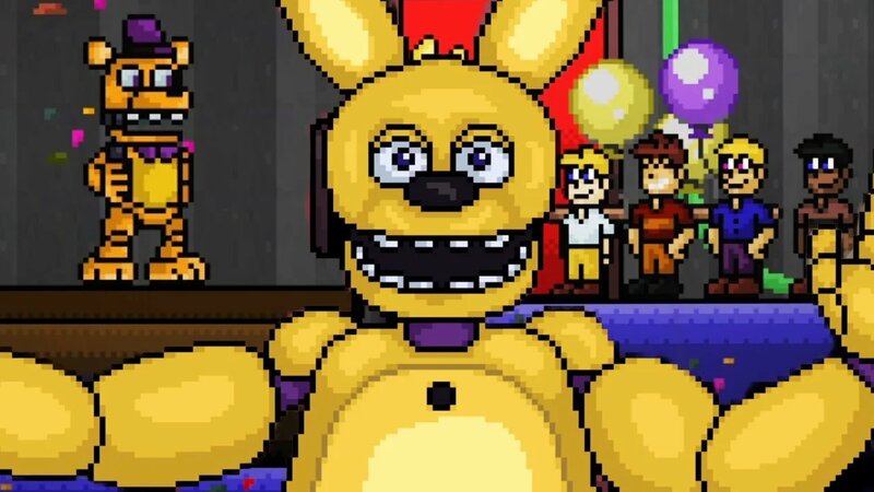 Spring Bonnie Lured THE Children Backstage AT Fredbears Diner.. - Super ...