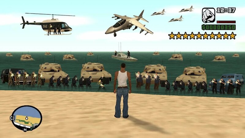 What Happens If You Get 10 Stars in GTA San Andreas? (Secret Cheat Code ...