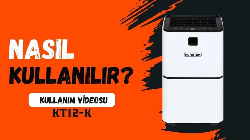 Kurutek KT12-K Ev Tipi Nem Alma Cihazı Kullanım Videosu - Смотреть ...