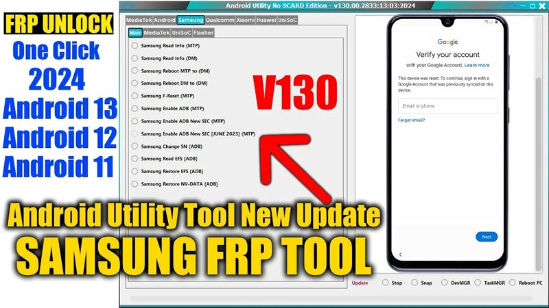 Samsung FRP Bypass, Unlock 2024 | Android 12/13/14 FRP Remove | Android ...