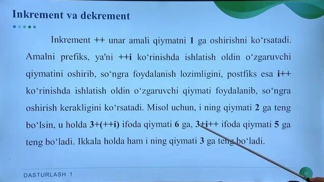 Algoritmlash va dasturlashning asosiy tushunchalari - Смотреть онлайн в ...