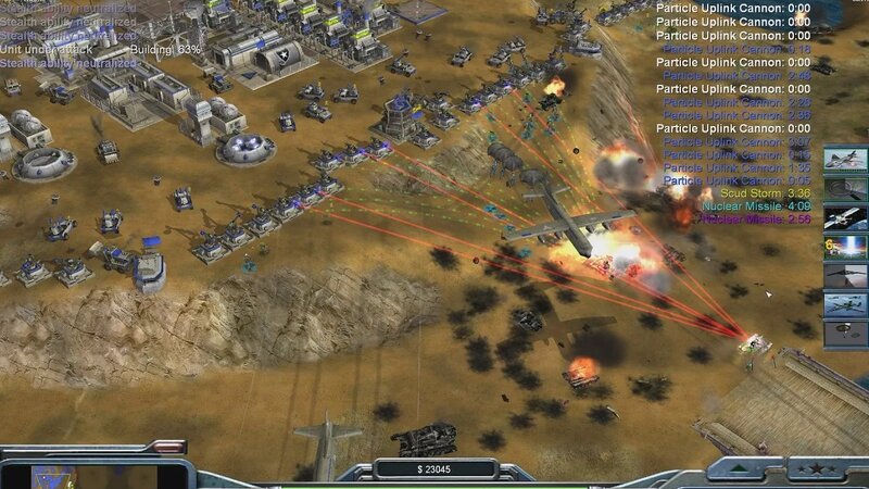 USA Laser - Command & Conquer Generals Zero Hour - 1 vs 7 HARD Gameplay - Смотреть онлайн в ...