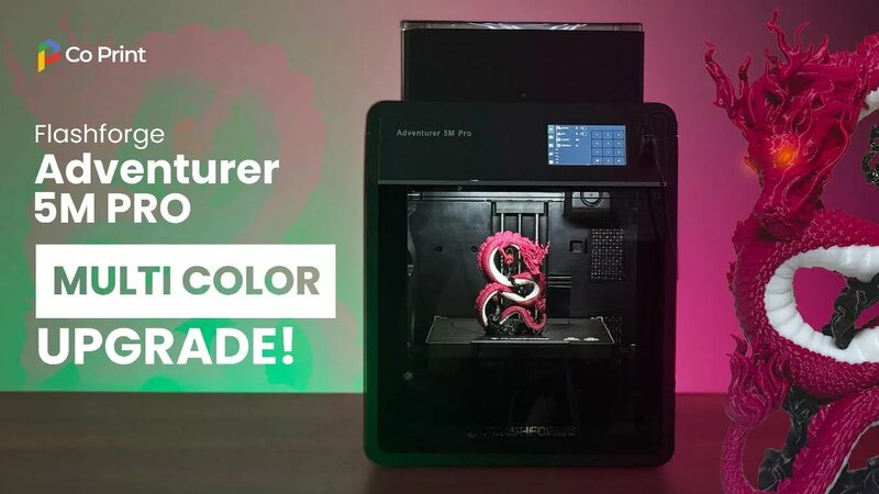Upgrade the Flashforge Adventurer 5M Pro for 4-Colors Printing | Co ...