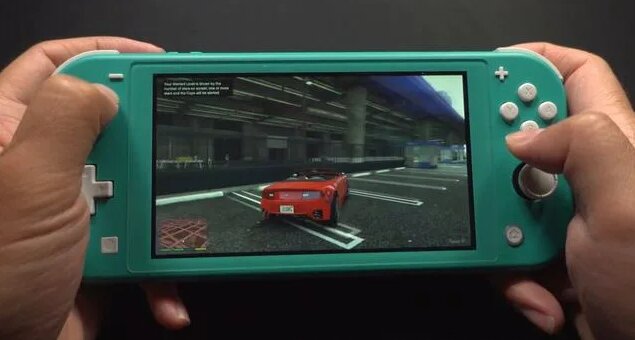 GTA 5 Grand Theft Auto V Gameplay On Nintendo Switch LITE - Смотреть ...