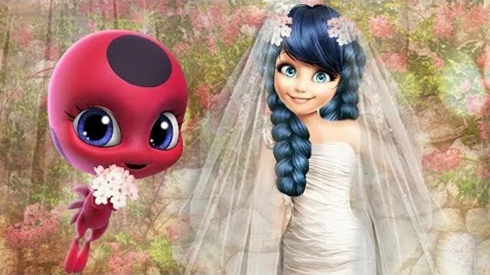 Miraculous Ladybug - Speededit: Marinette in the wedding dress ...