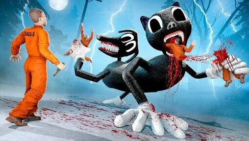 Мультяшный Котопес Охотится НА НАС! Страшный SCP Против Людей! Выжить В ...