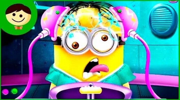 Minion Brain Doctor Funny Game for Kids Миньон у доктора игра для детей ...