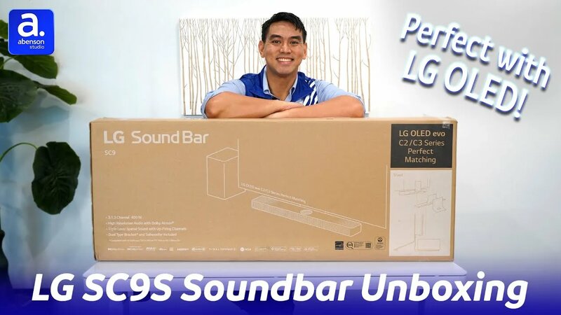 A perfect match for OLED TV! LG SC9S Soundbar Unboxing | Abenson ...