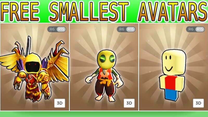 3 Ways To Make The Smallest Avatars in Roblox! (Avatar Tricks ...