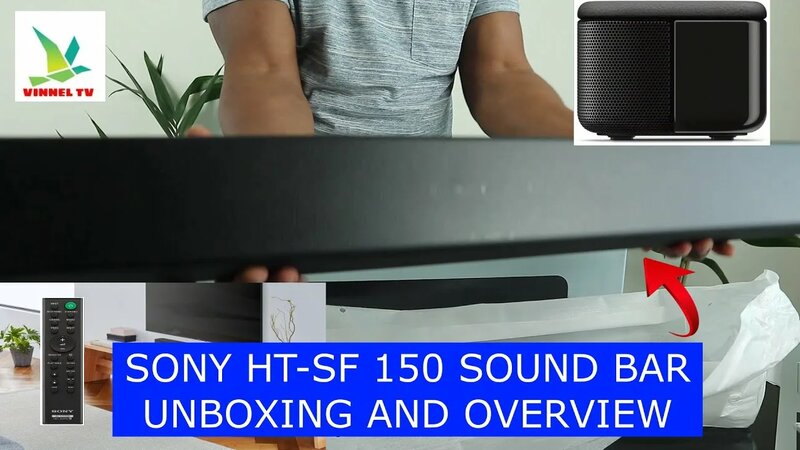 Sony HT-SF150 120W RMS 2Ch Sound Bar with Bluetooth Unboxing and ...