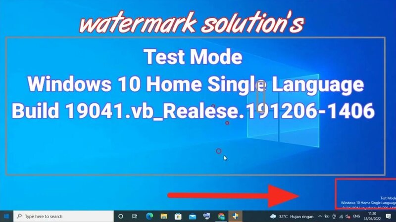 Cara Menghapus Tanda Air Test Mode Windows 10 (Build 19041.vb_release ...