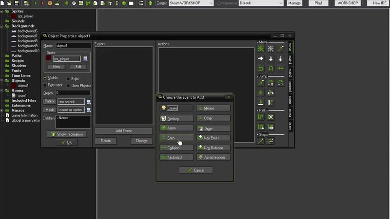 GameMaker 1.4 - Parallax Background