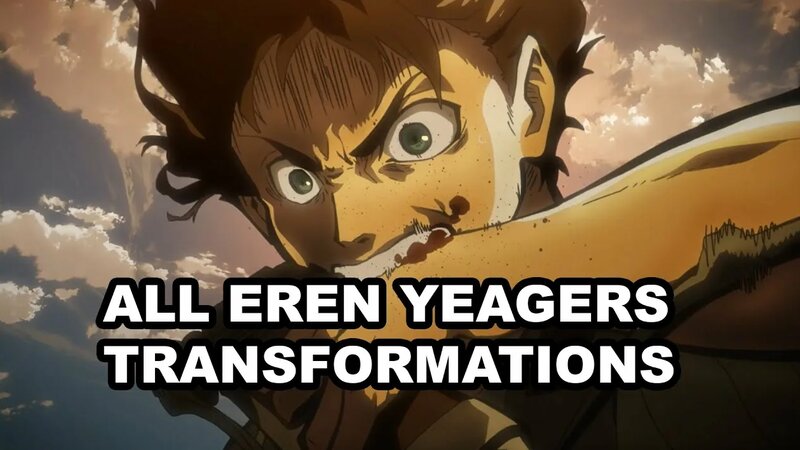 All Transformations from Eren Yeager in Attack on Titan ALL Seasons (Dub)