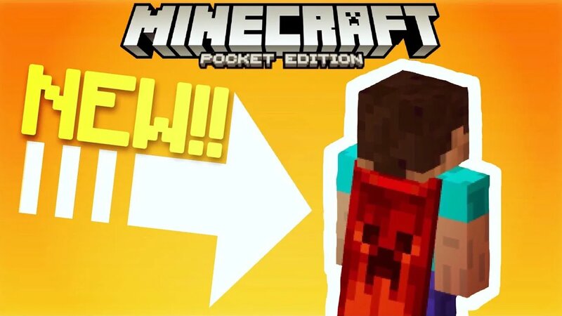 Minecraft PE - NEW Capes!! // Capes NO MODS in Minecraft Pocket Edition ...