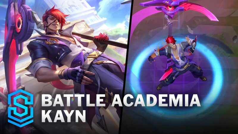 Battle Academia Kayn Skin Spotlight - Pre-Release - PBE Preview ...