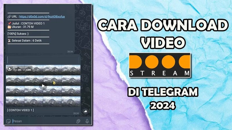 Cara download video doodstream DI telegram terbaru 2025 tanpa iklan dan ...
