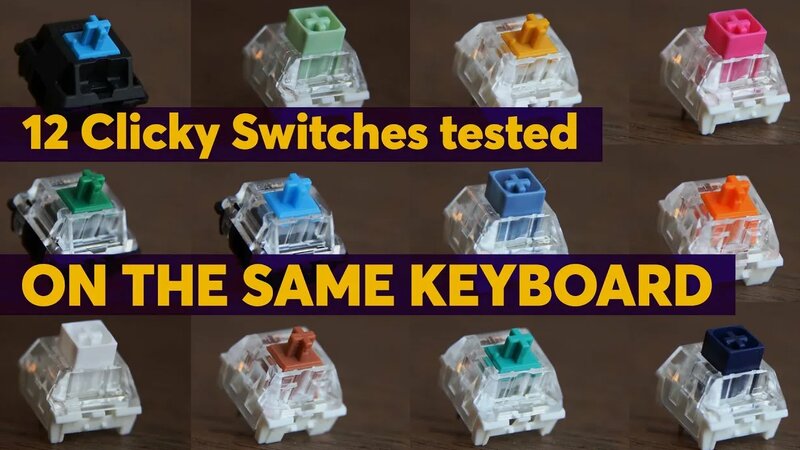 The Ultimate Clicky Switches Sound Test Compilation | Hear the ...