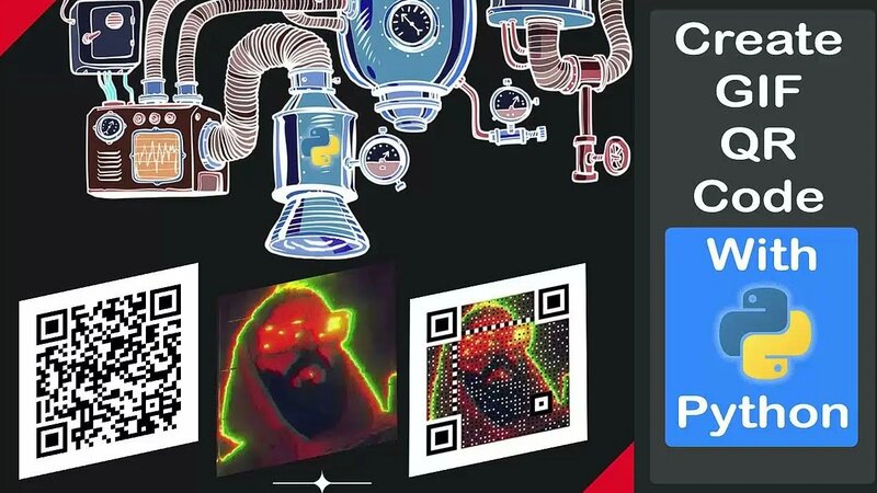 Animate QR Code GIF with Python - Yandex Video aramada çevrimiçi izle