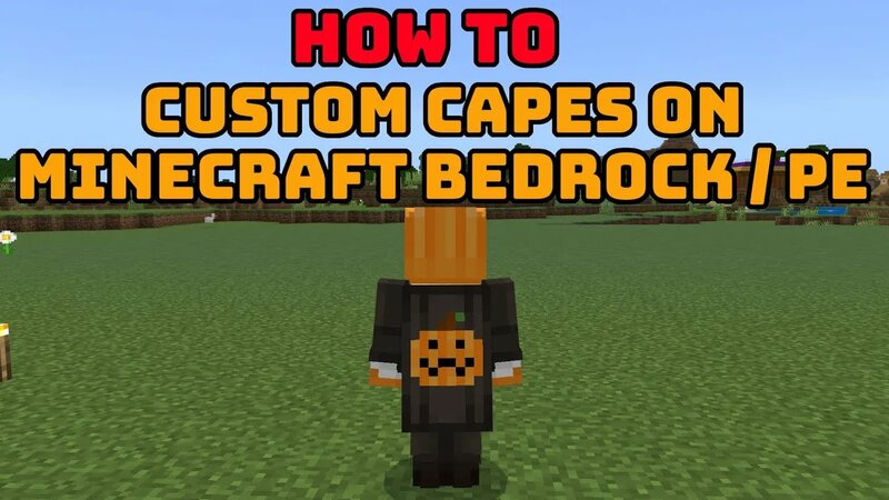 How To Get Custom Capes On Minecraft Bedrock / PE Edition [Working ...