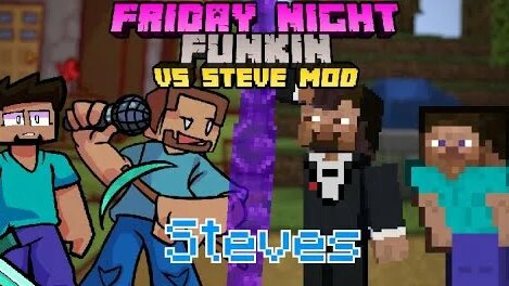 Steves (NOT Final Gameplay) - FNF Vs Steve Mod - Смотреть онлайн в ...
