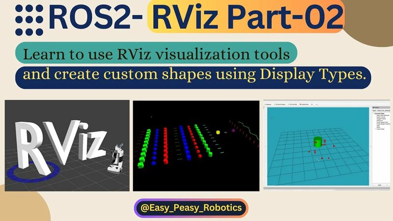 ROS2 RViz Part-02 Tutorials: Learn RViz visualization tools + create ...