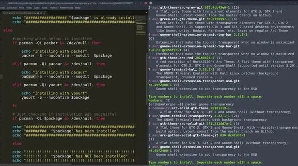 How to install Antergos Budgie and customize it - 5 making gnome ...