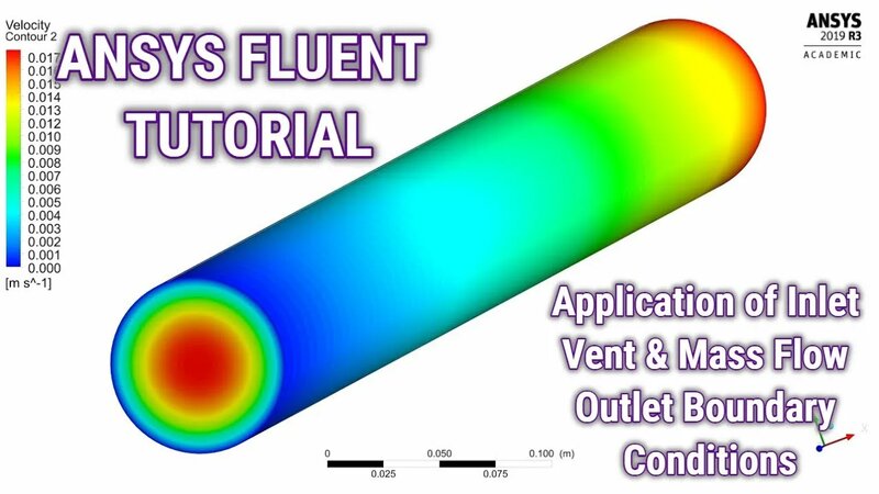 Ansys Fluent Tutorial | Application of Inlet Vent & Mass Flow Outlet ...