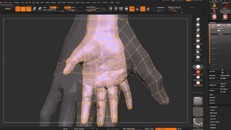 ZBrush Retopology and Projection (Full Tutorial at BadKing.com.au ...