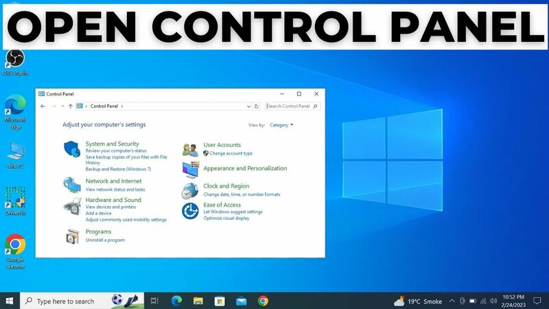 How to Open Control Panel in Windows 10 - Yandex Video aramada ...