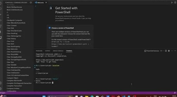How to use powershell in visual studio code - Смотреть онлайн в поиске ...