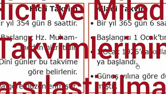 miladi takvim: 701 video Yandex'te bulundu