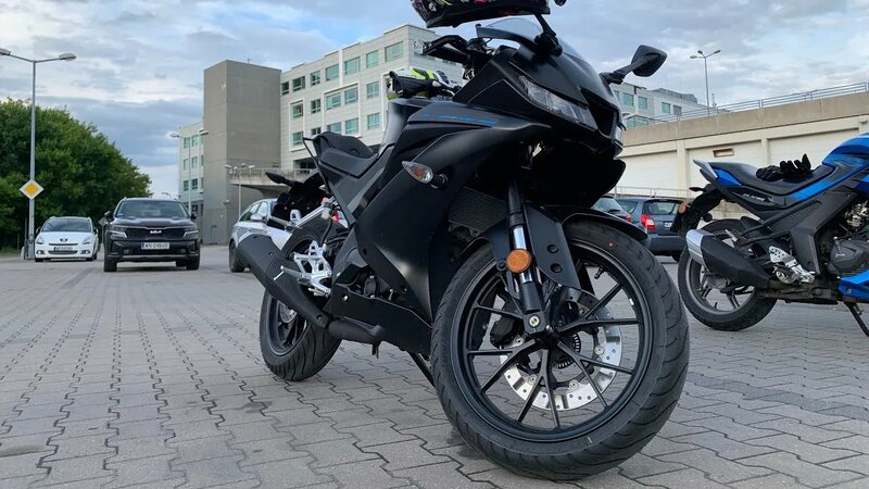 New Yamaha yzf R125 2022 Black edition.Характеристики, вид мото.Yamaha ...