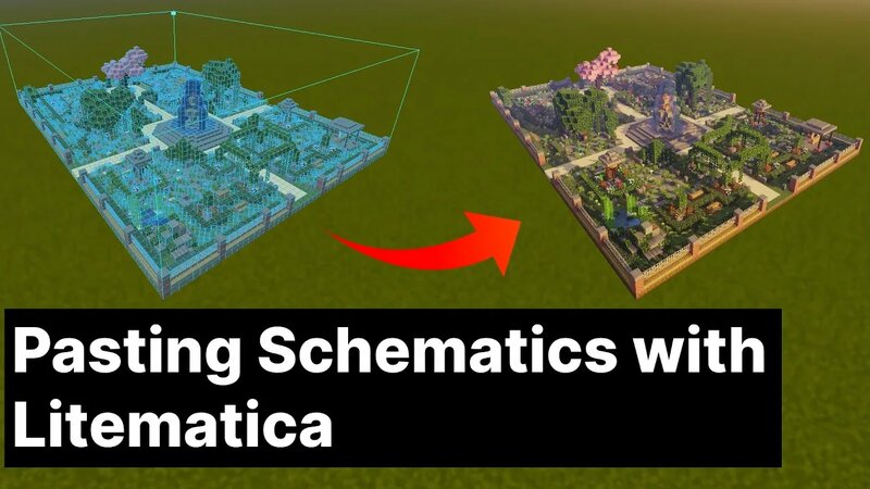How to Paste Schematics with Litematica - Yandex Video aramada ...