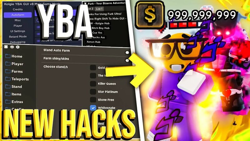 [Updated] Roblox Your Bizarre Adventure YBA Hack Script GUI : Stand ...
