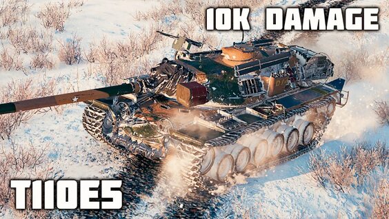 T110e5 WoT – 5Kills, 10K Damage - Смотреть онлайн в поиске Яндекса по Видео