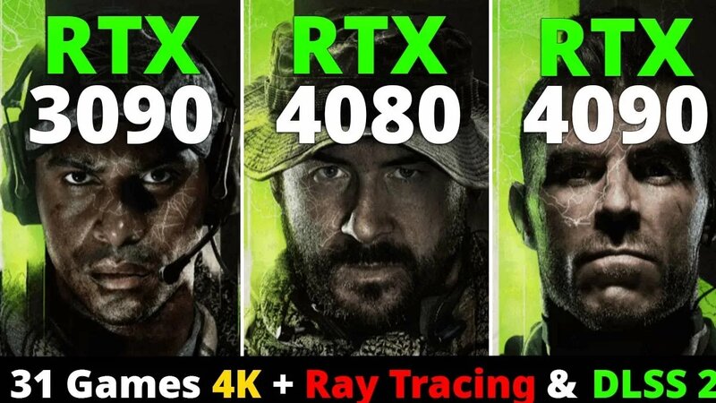RTX 3090 vs RTX 4080 vs RTX 4090 - 31 Games 4K + Ray Tracing & DLSS 2 ...