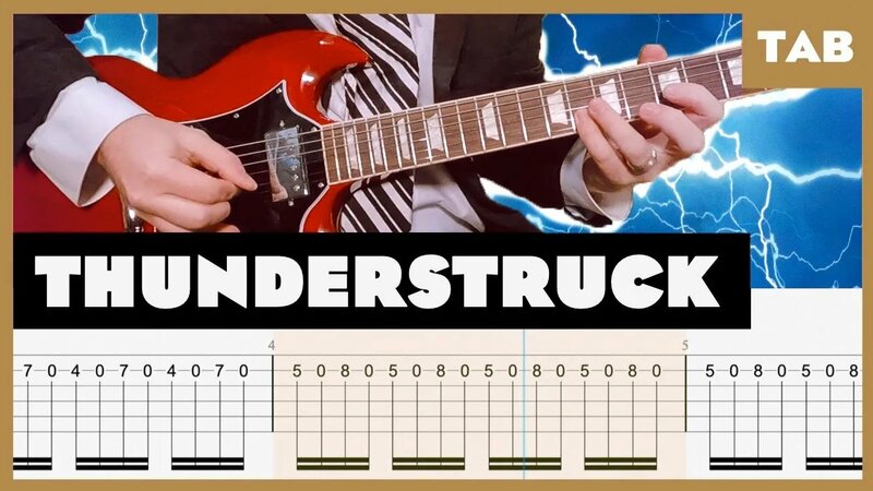 AC/DC - Thunderstruck - Guitar Tab | Lesson | Cover | Tutorial ...