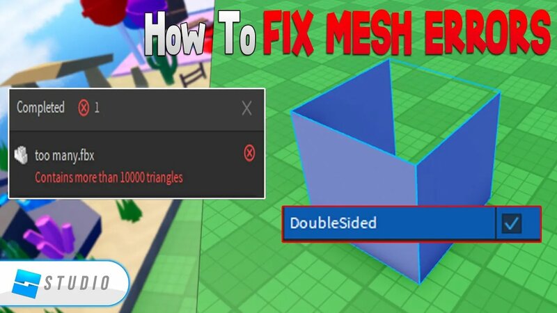 How To Fix ALL MESH Import Errors.. (Roblox Studio) - Смотреть онлайн в ...