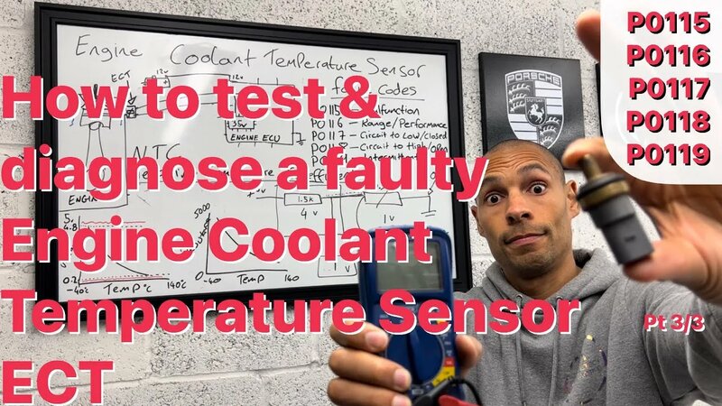 How to test a faulty engine coolant temperature sensor ECT fault codes ...