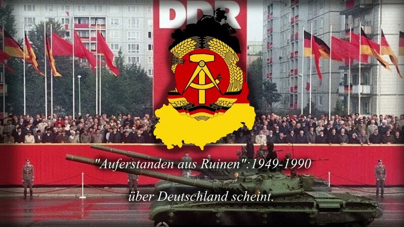 "Auferstanden aus Ruinen" - Anthem of GDR | Гимн ГДР | Nationalhymne ...
