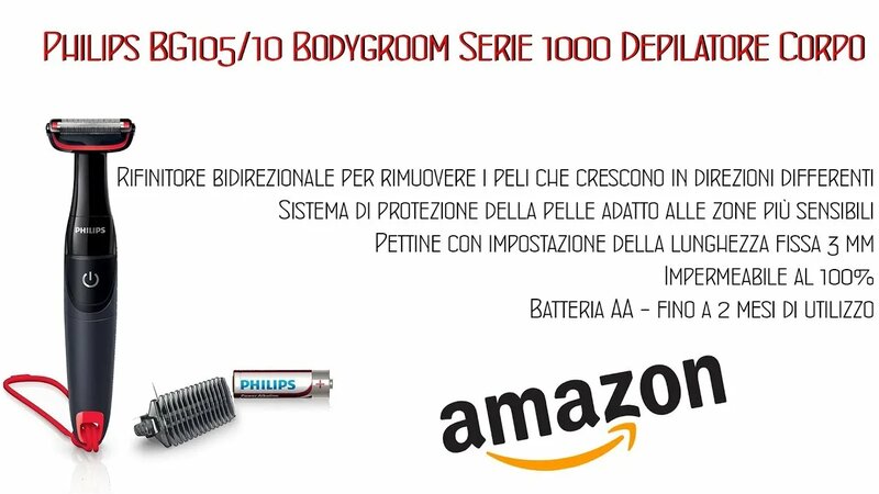 Recensioni veloci!!! #63 (Philips Bg105/10 Bodygroom Serie 1000 ...
