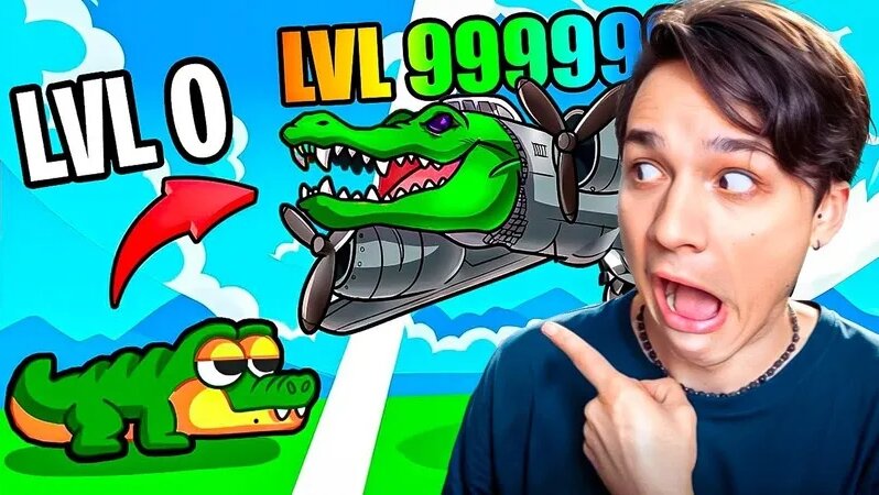[Holy Baam] Прокачал Своего Бомбардиро Крокодило ДО Максимального ...