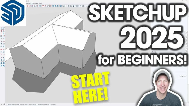 Getting Started with SketchUp Pro 2025! (Beginners Start HERE ...