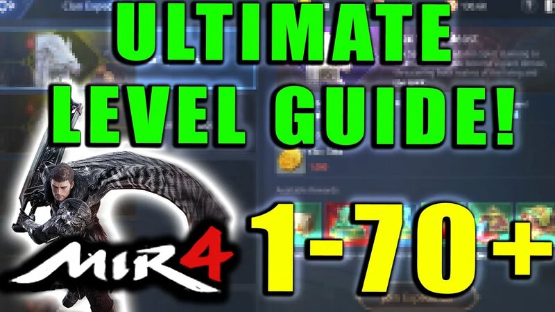 MIR4 - Ultimate Leveling Guide! Best Tips and Tricks for Level 1-70 ...