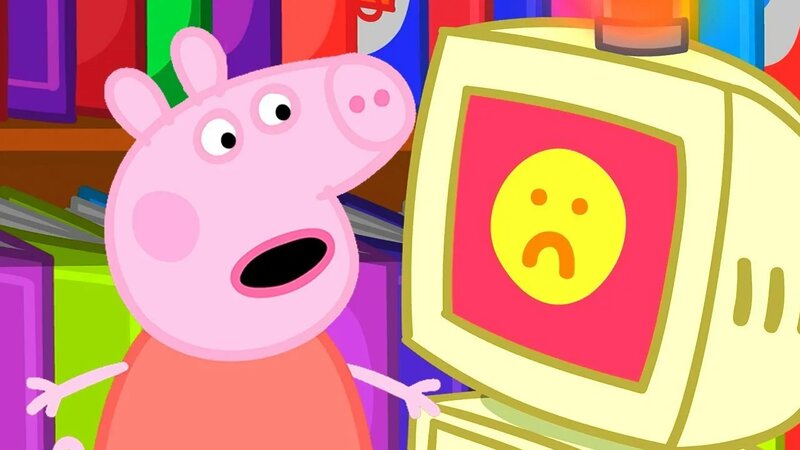 Peppa Pig English Episodes | Peppa Pig at the Library | Peppa Pig ...