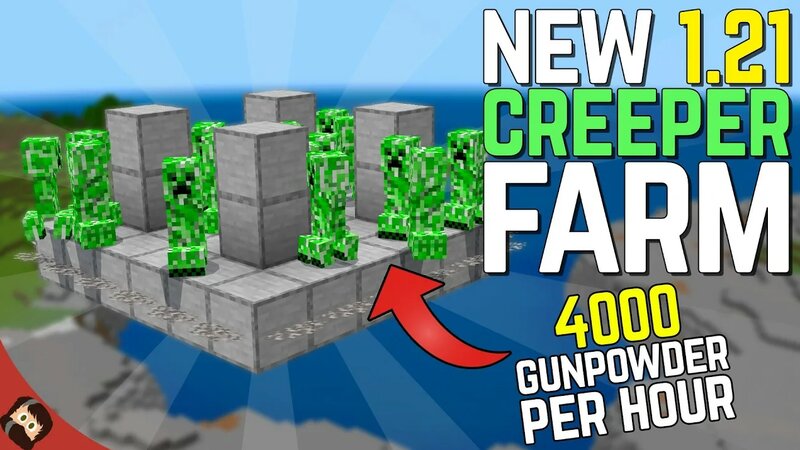 NEW 1.21 Creeper Farm | Minecraft Bedrock Tutorial - Смотреть онлайн в ...
