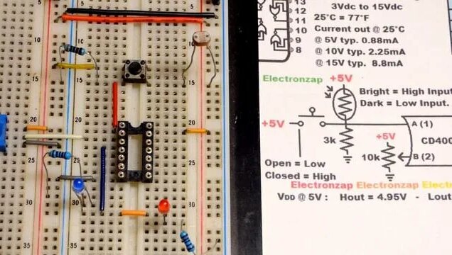 4001 IC Cd4001 integrated circuit quad 2 input NOR logic gate DIY ...