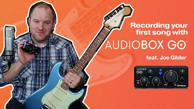 PreSonus AudioBox GO™ Audio Interface | Recording your first song on ...