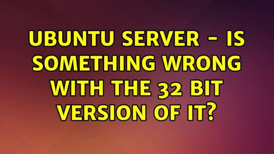 ubuntu server 32 bit: 792 video Yandex'te bulundu