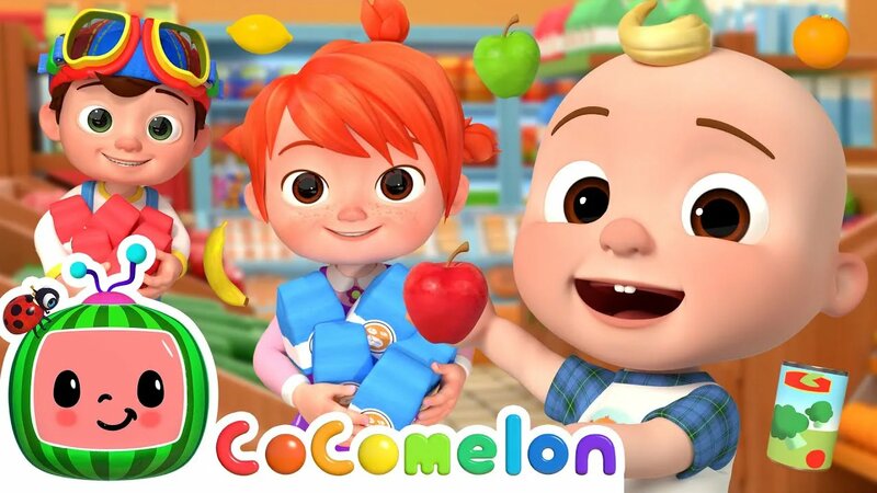 Grocery Store Song + Red Light Green Light Game Song! | CoComelon ...
